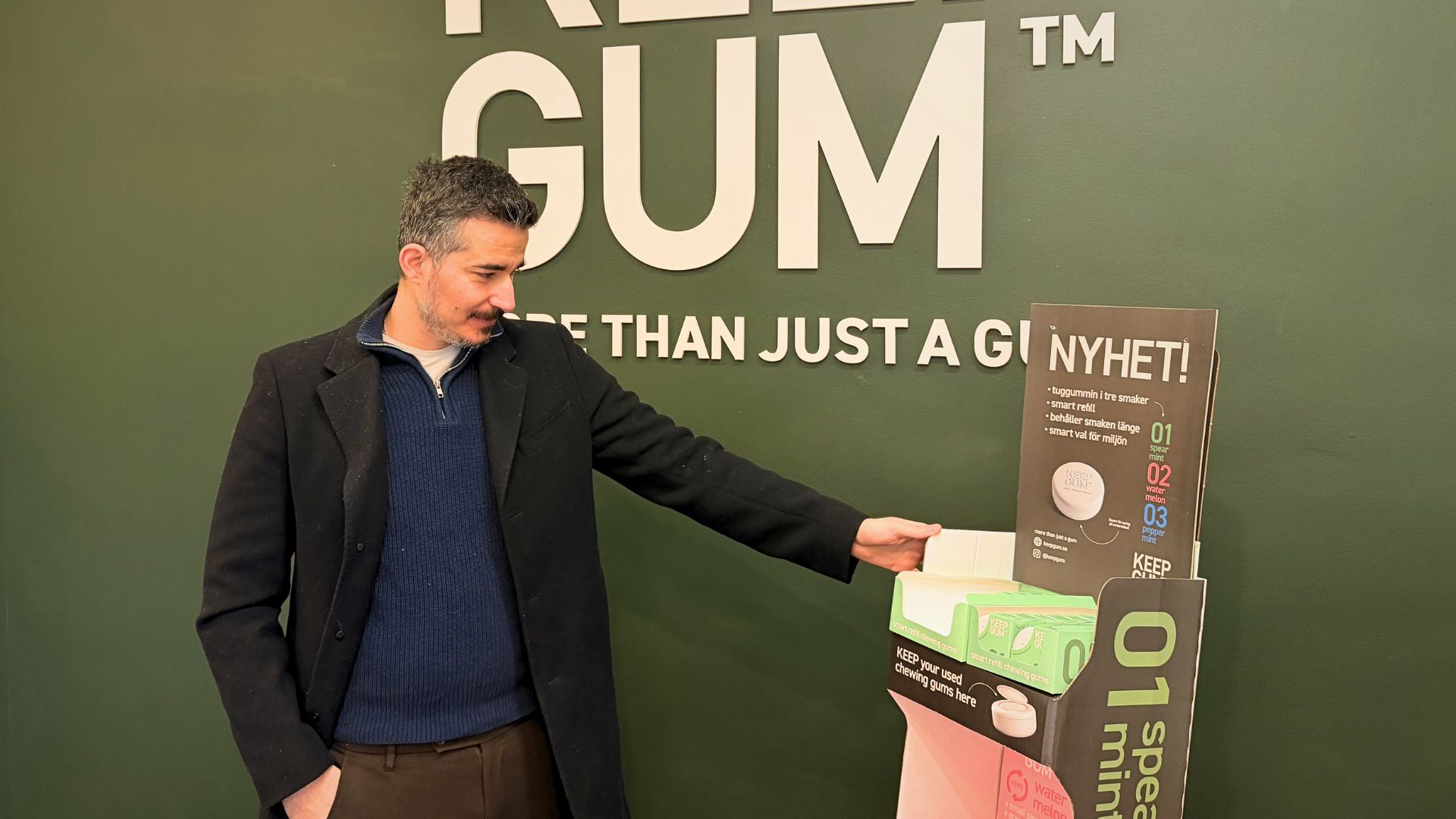 Umeåföretagarens hållbara tuggummi finns nu i butik - eXpression Umeå